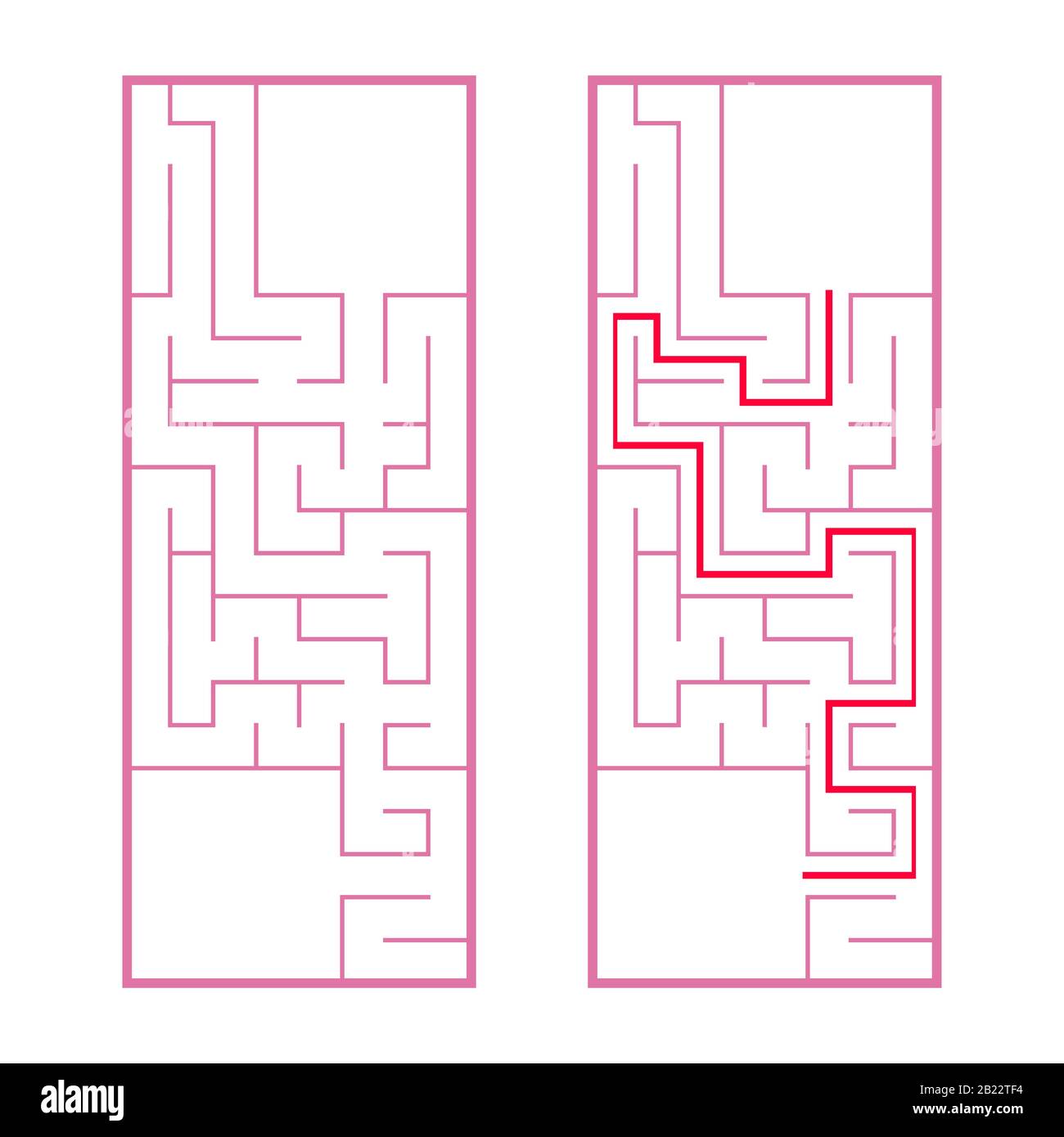 Rectangular labyrinth, maze. An interesting and useful game for ...