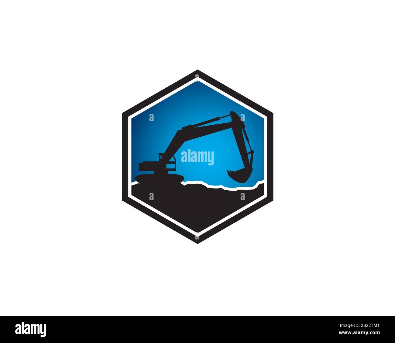 Hexagon silhouette hi-res stock photography and images - Alamy