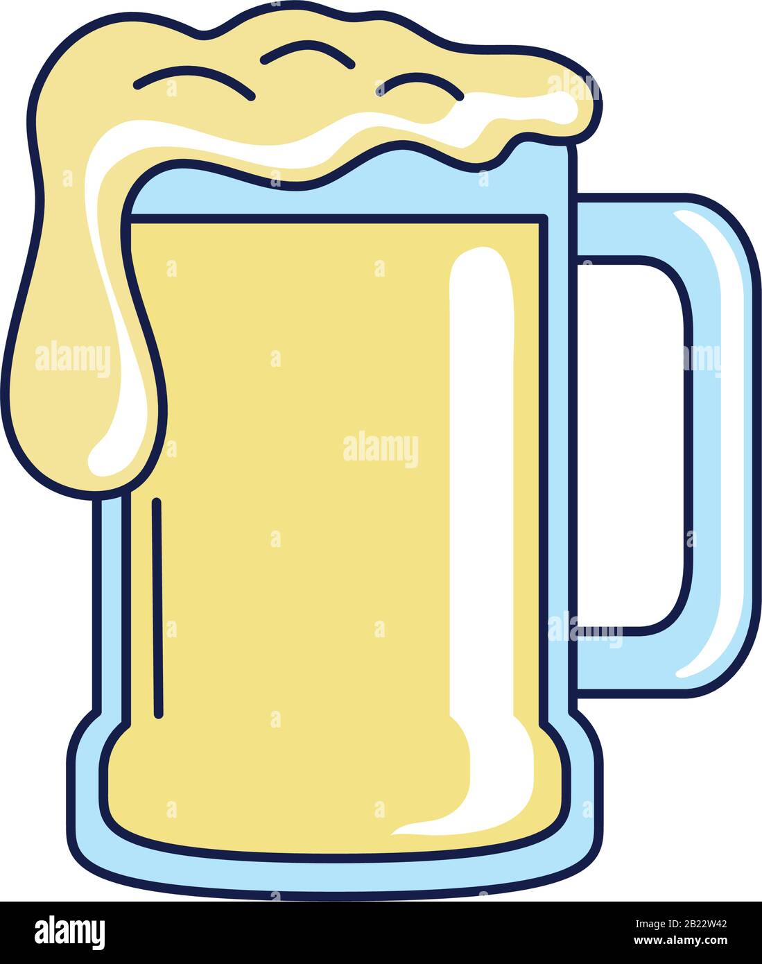 happy birthday, beer glass beverage celebration party vector ...