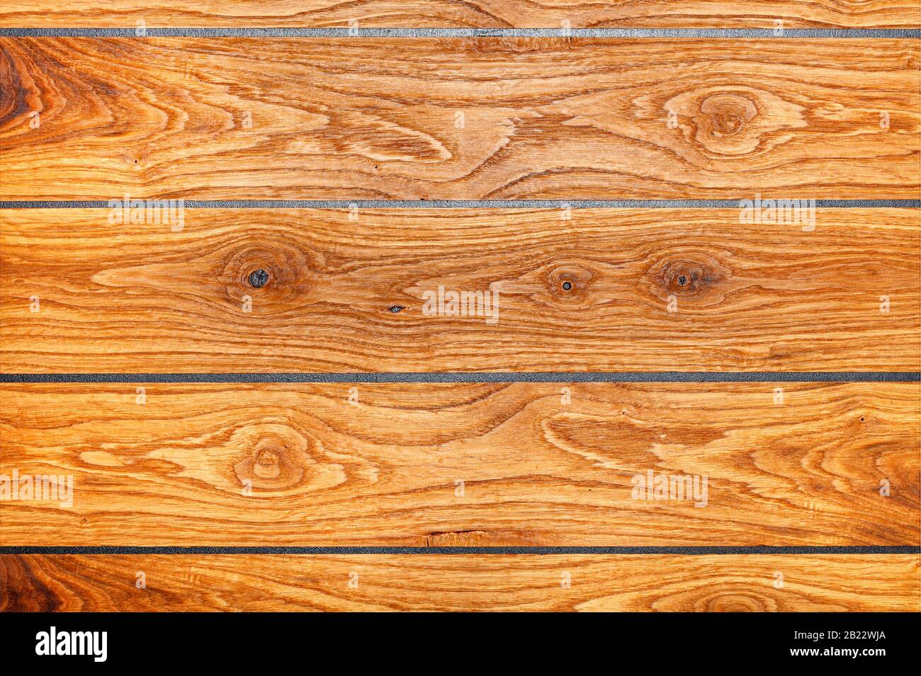 Beautiful brown wood texture in horizontal planks and a gray seam ...
