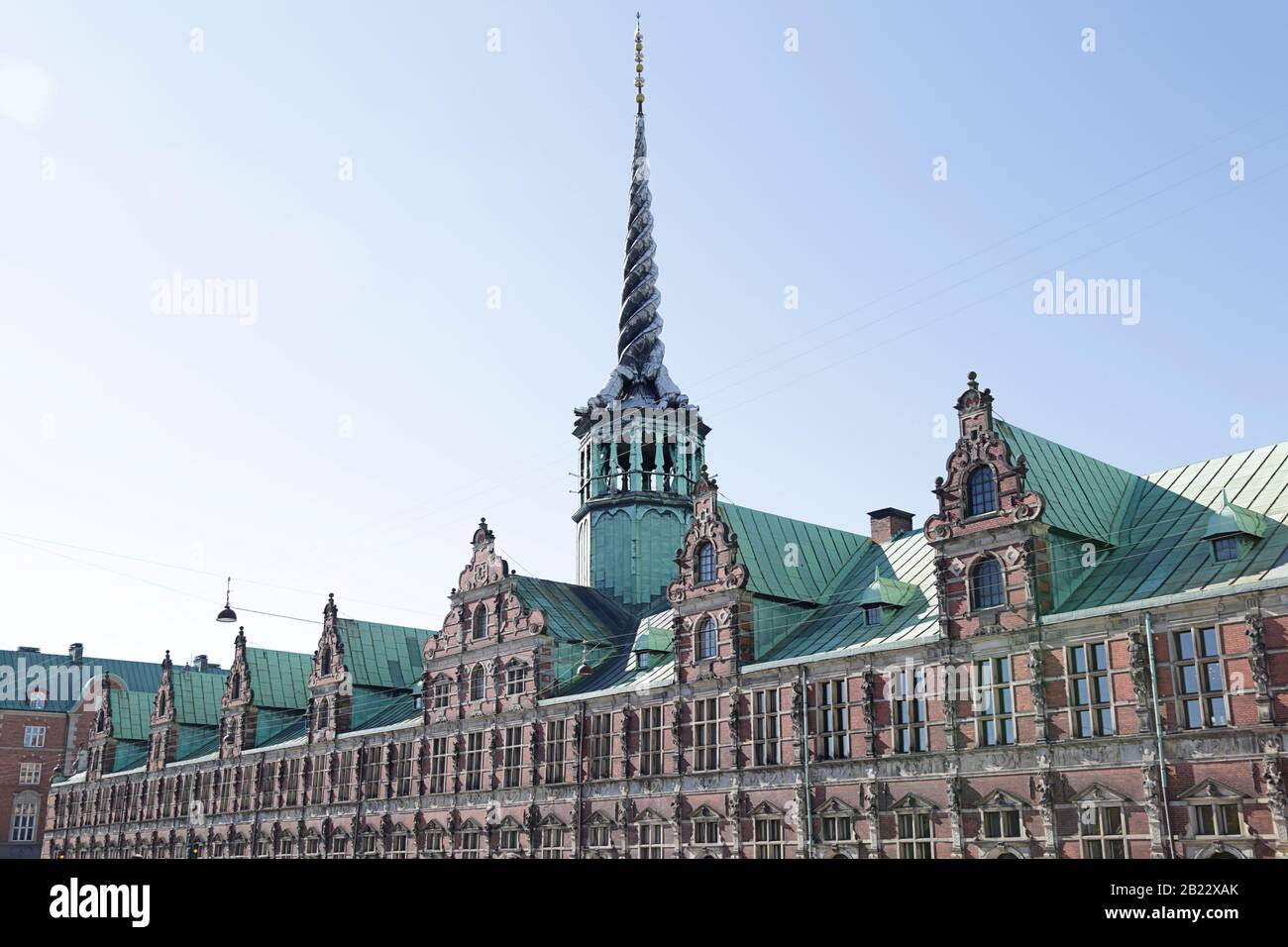 Spiral tower stock exchange copenhagen hi-res stock photography and ...