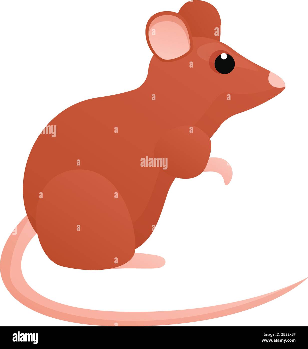Animal rat icon. Cartoon of animal rat vector icon for web design ...