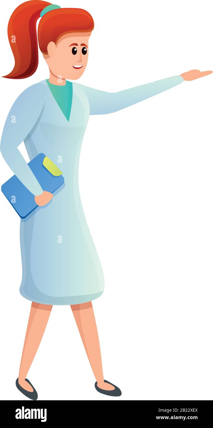 Modern nurse icon. Cartoon of modern nurse vector icon for web design ...
