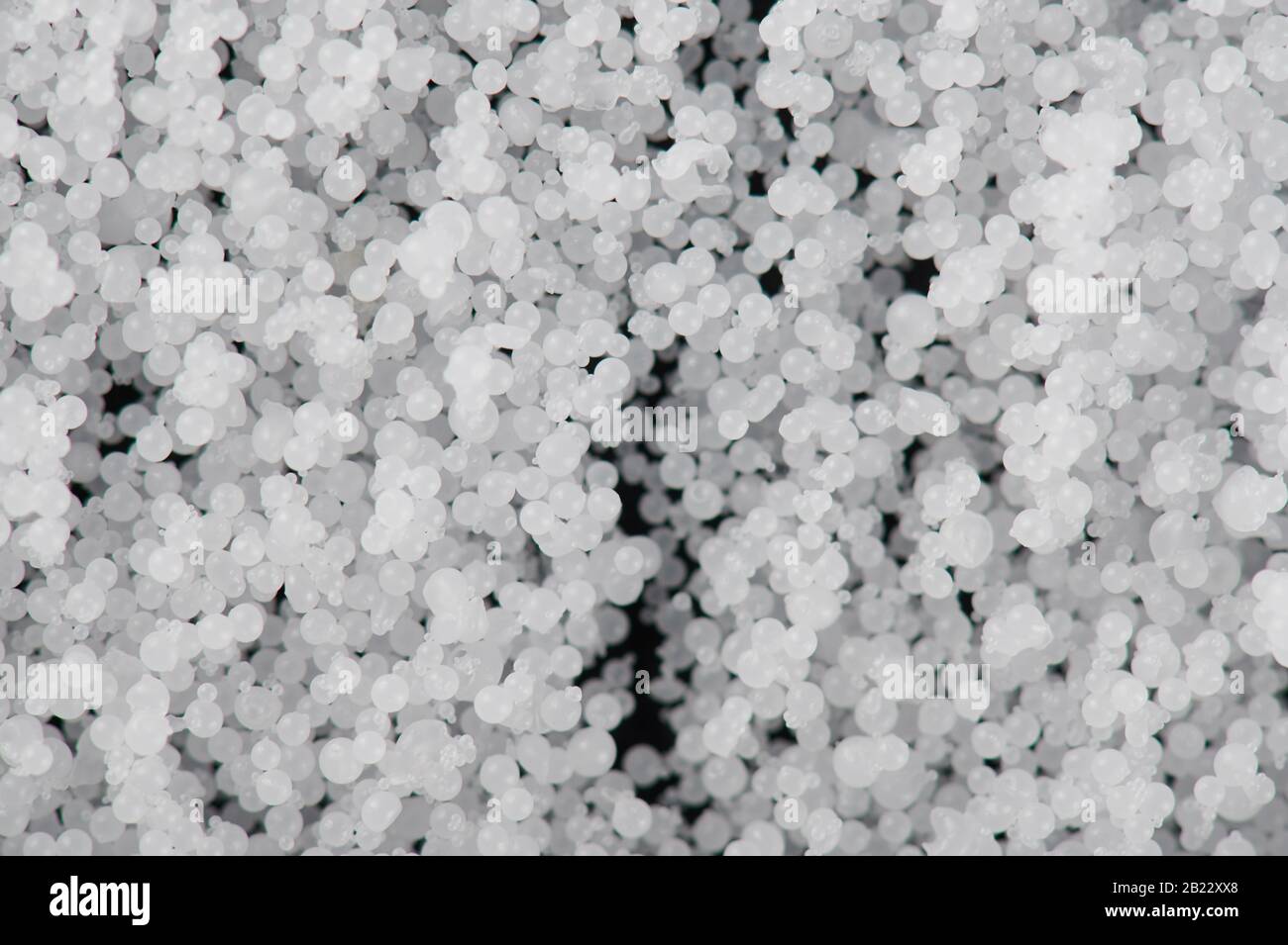 Texture of white plastic balls macro close up view Stock Photo - Alamy