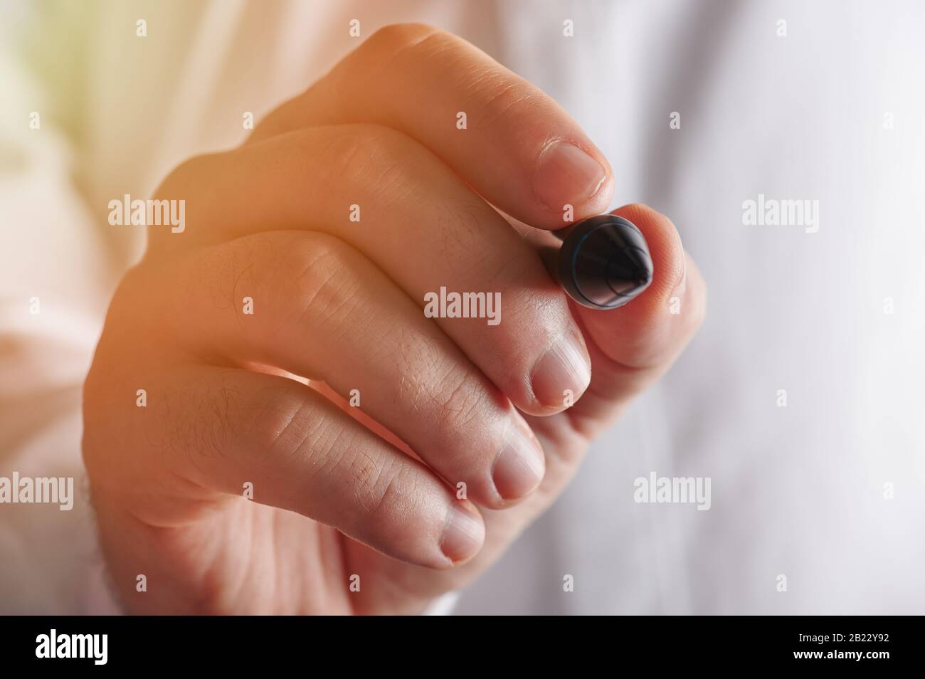 Touch writing hi-res stock photography and images - Alamy