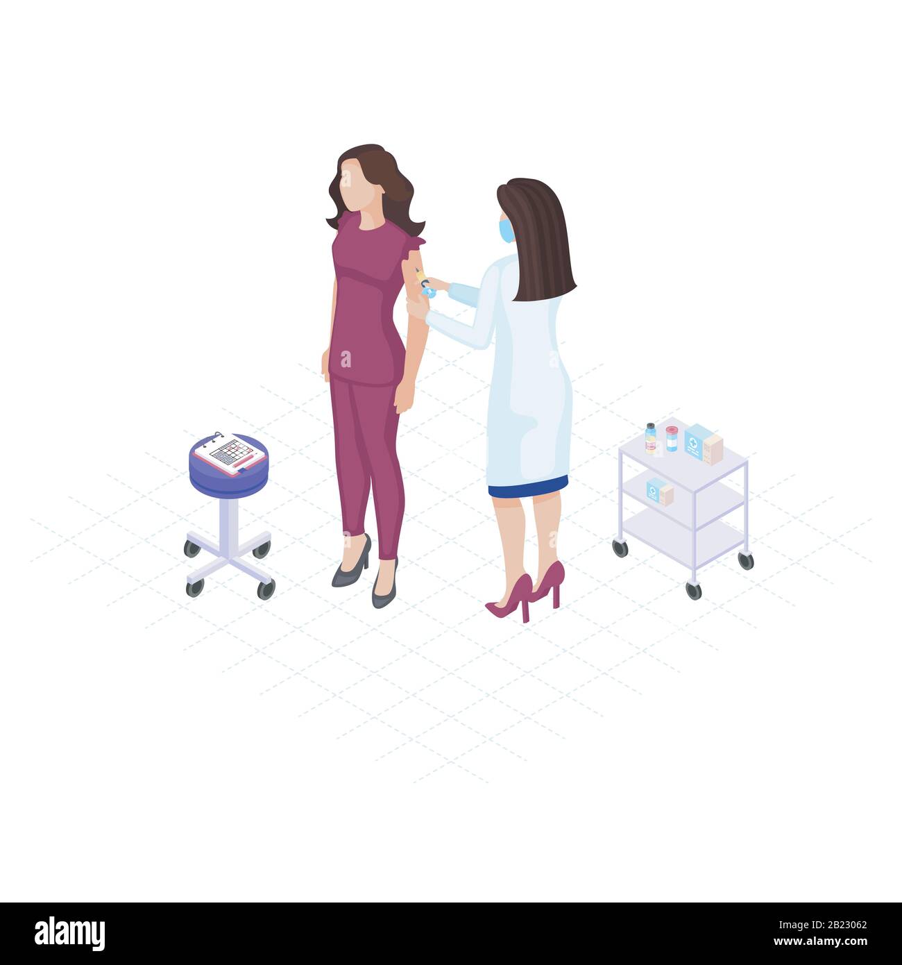 Annual immunisation Stock Vector Images - Alamy