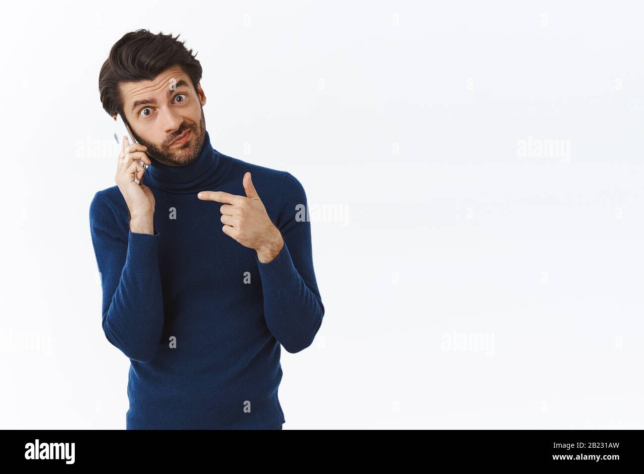 Guy explain hi-res stock photography and images - Alamy