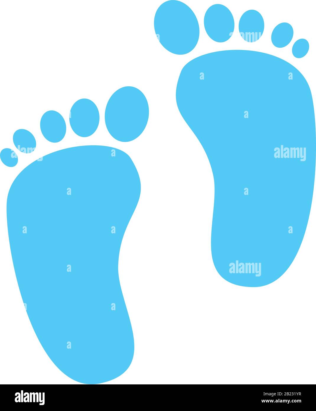 cute footprints baby isolated icon Stock Vector Image & Art - Alamy