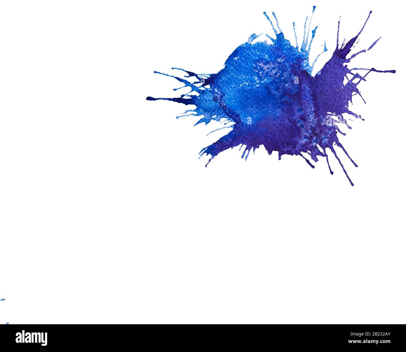 Watercolor texture bright blue Stock Vector Images - Alamy