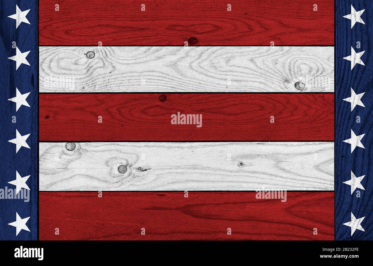 USA background. USA flag elements on wood Stock Photo - Alamy