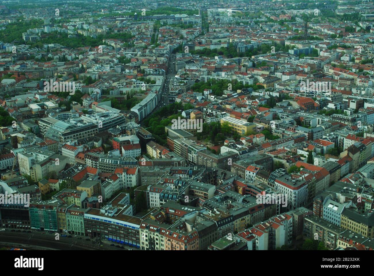 Overhead view Berlin Stock Photo - Alamy