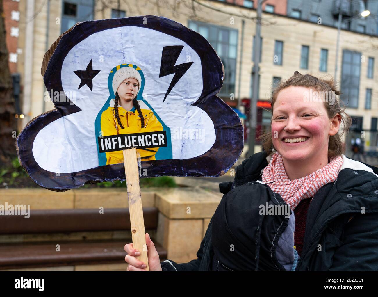 Greta thunberg smiling hi-res stock photography and images - Alamy