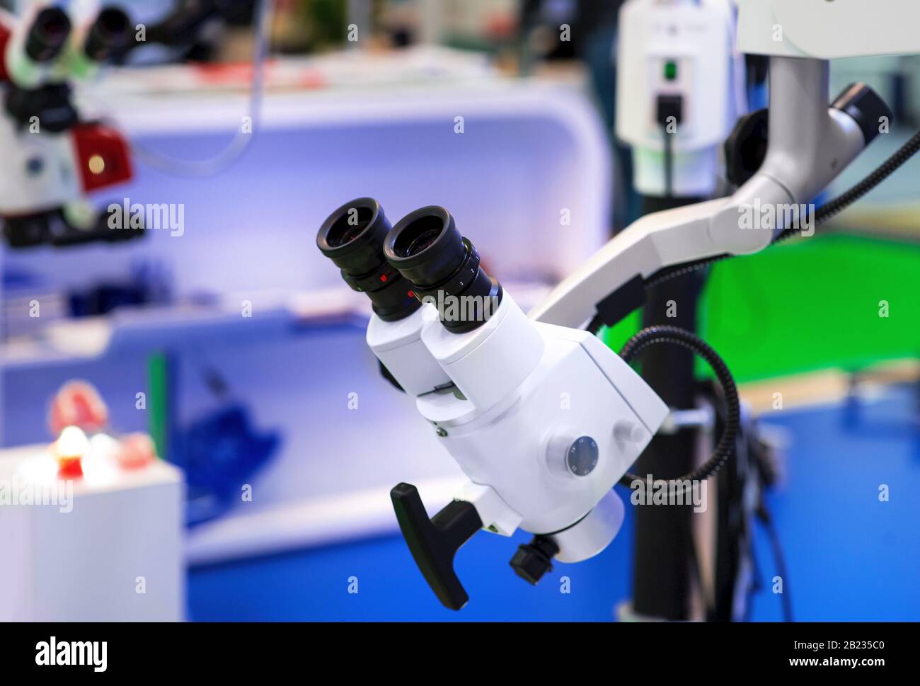 Medical ophthalmology professional equipment. Microsurgical microscope ...