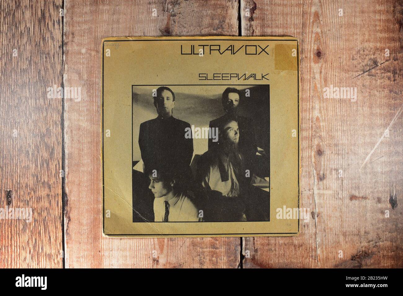 Ultravox - Sleepwalk - 7 inch single Stock Photo - Alamy