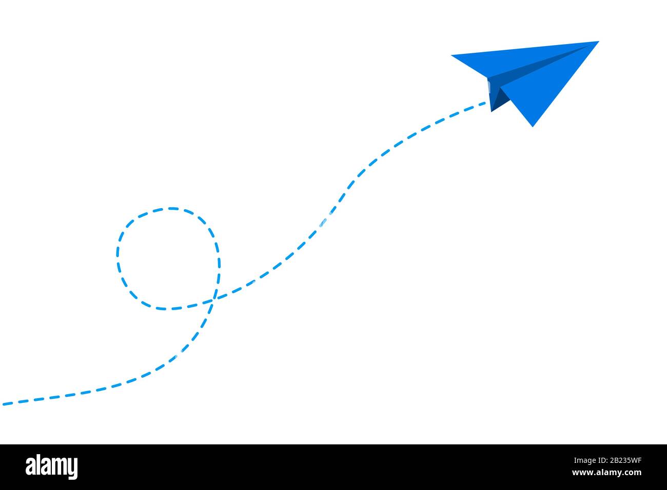 Paper plane clouds on Stock Vector Images - Alamy