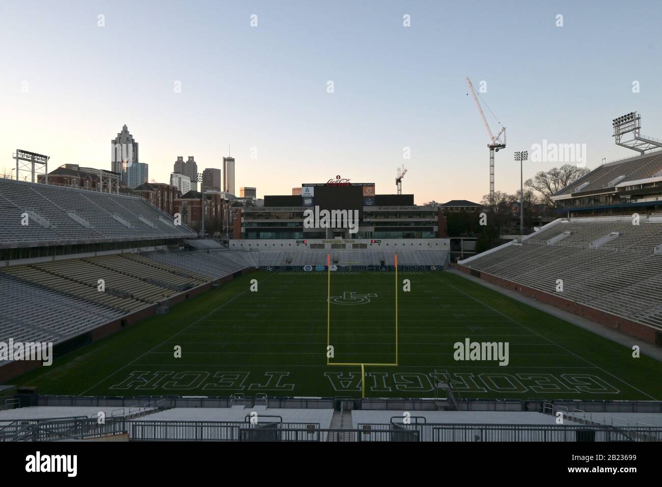 General overall view of Bobby Dodd Stadium at Historic Grant Field ion ...