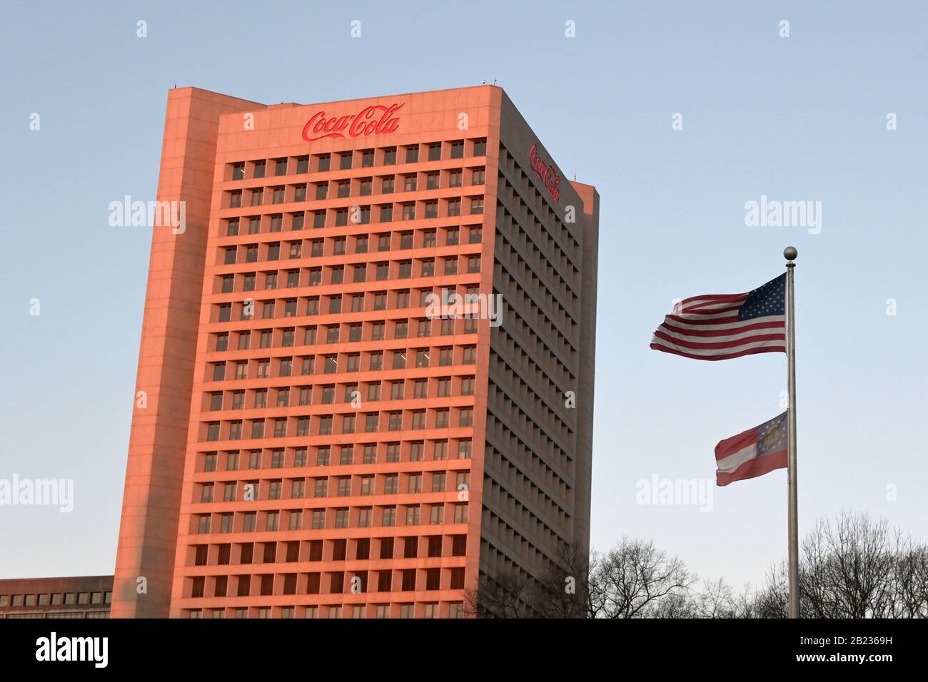 Atlanta, USA. 29th Feb, 2020. General overall view of the Coca-Cola ...