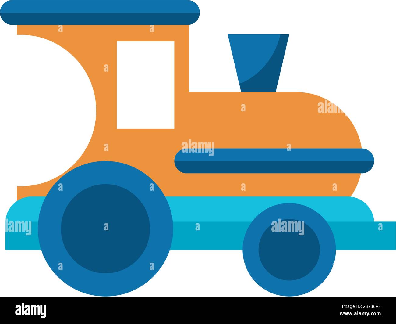 cute train child toy flat style icon Stock Vector Image & Art - Alamy