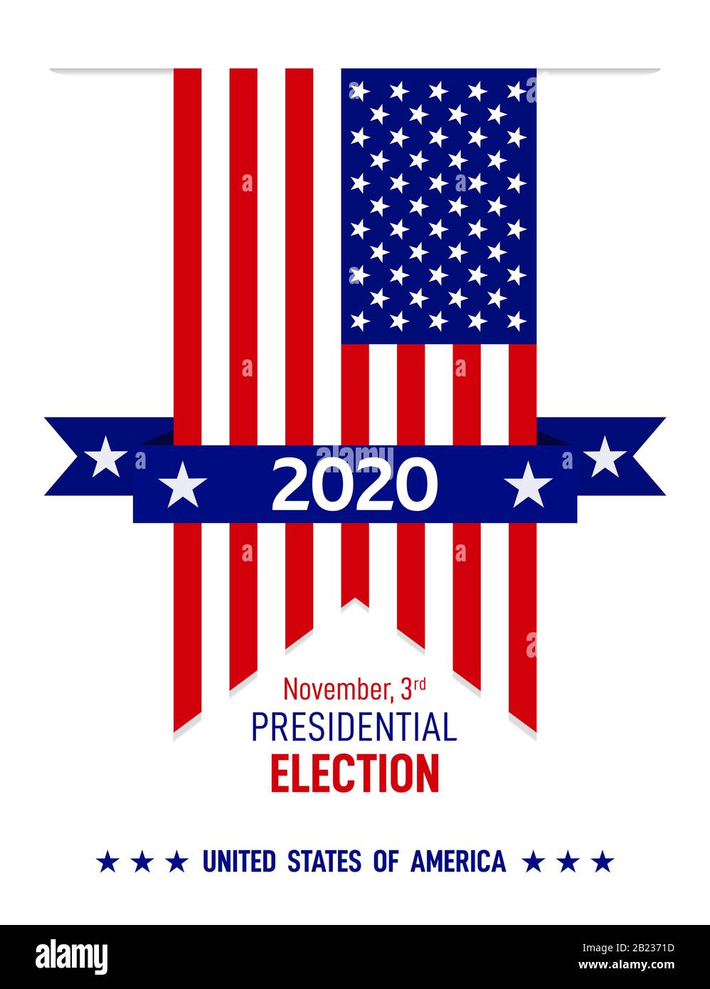 2020 USA Presidential Elections background. Banner for US elections ...