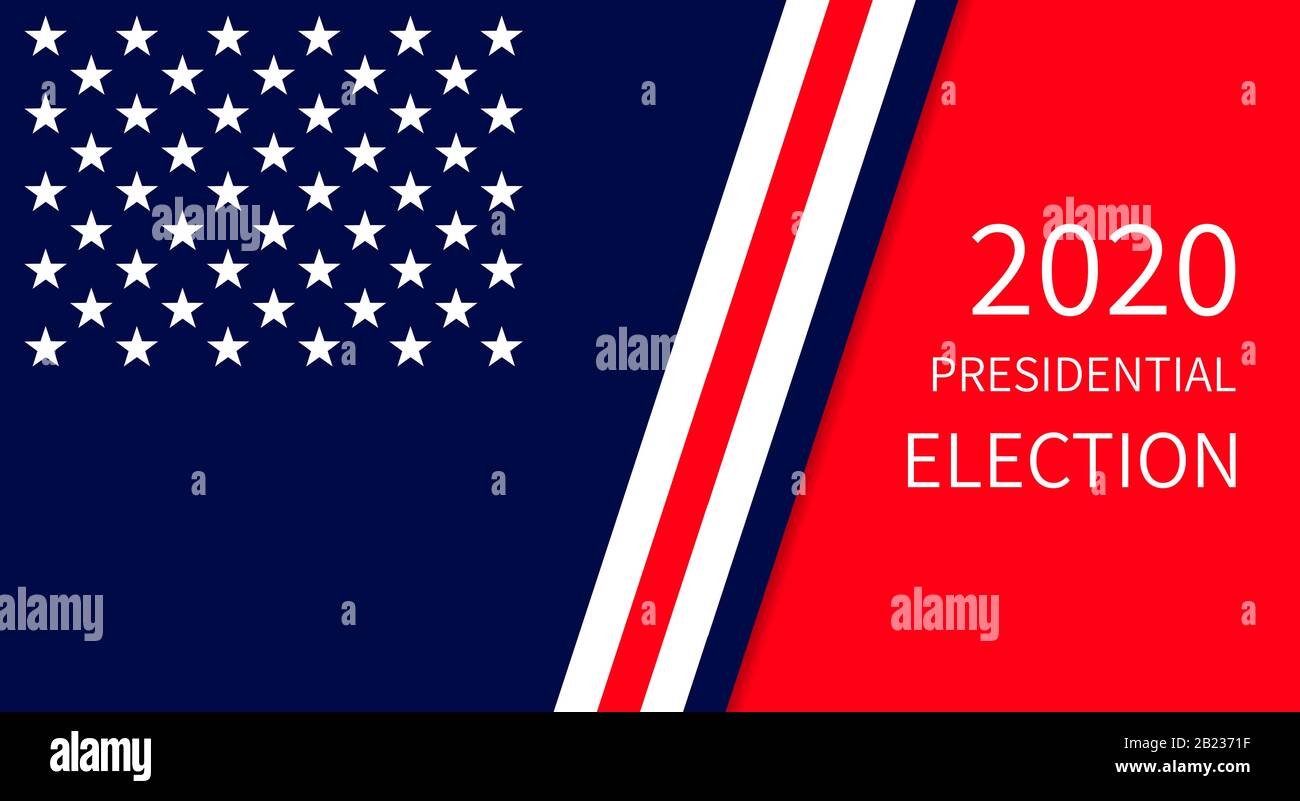 2020 USA Presidential Elections background. Banner for US elections ...