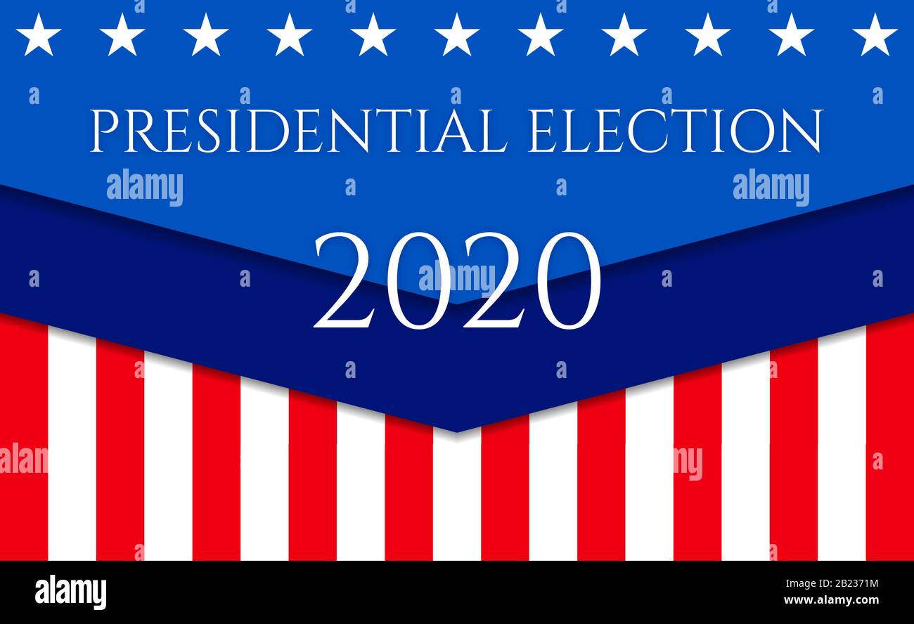 2020 USA Presidential Elections background. Banner for US elections ...