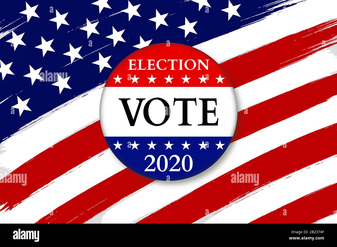 2020 USA Presidential Elections background. Banner for US elections ...