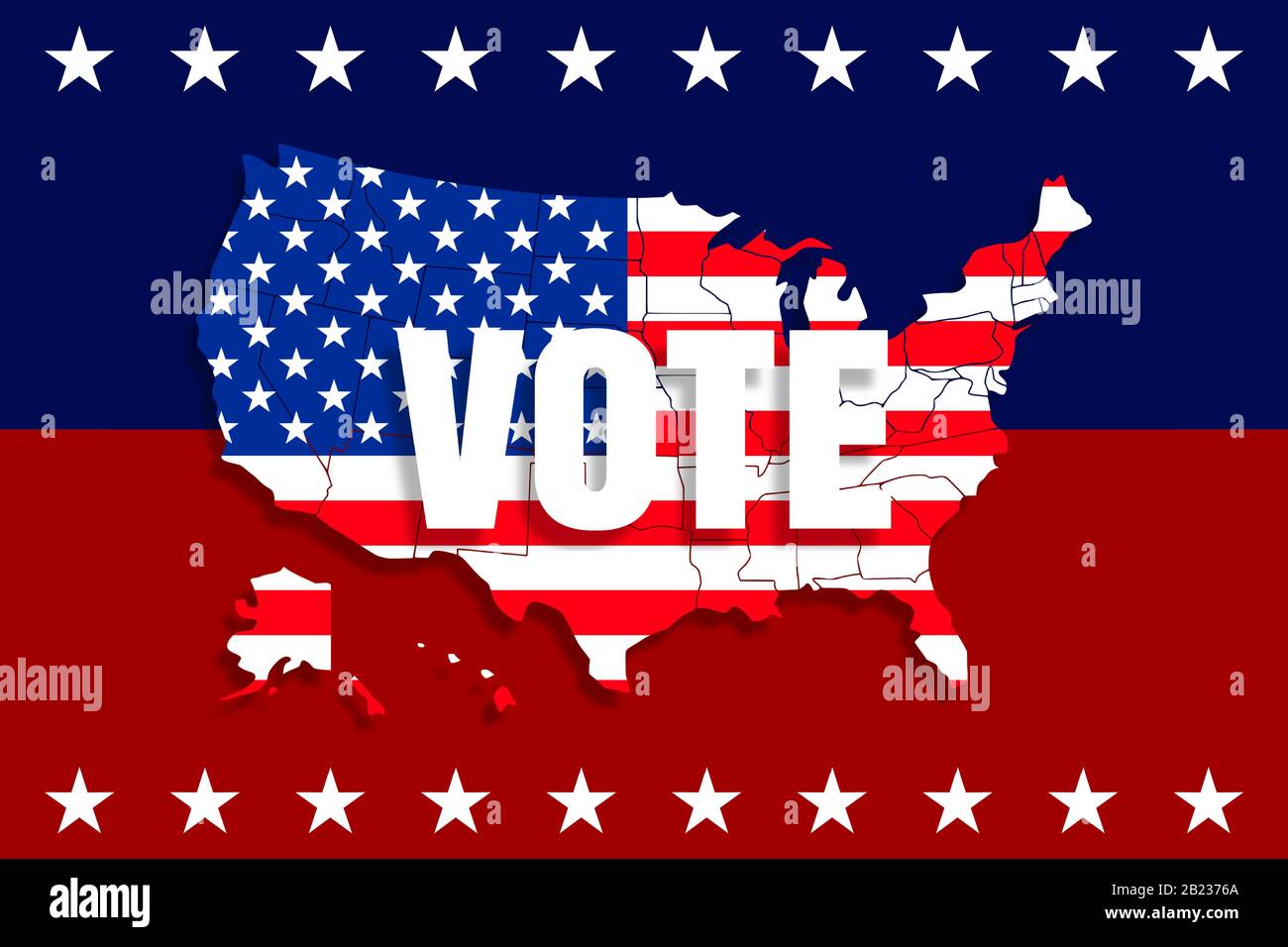USA Elections background. Banner for US elections, voting concept ...