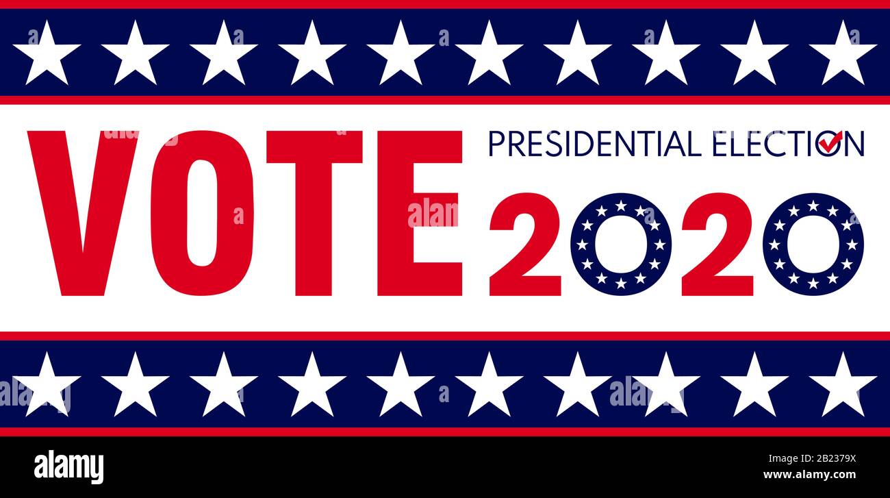 2020 USA Presidential Elections background. Banner for US elections ...