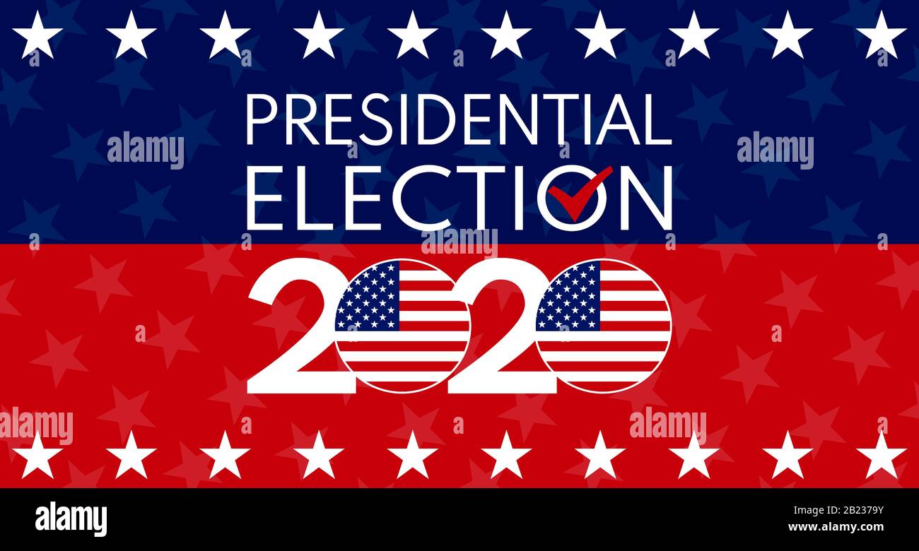 2020 USA Presidential Elections background. Banner for US elections ...