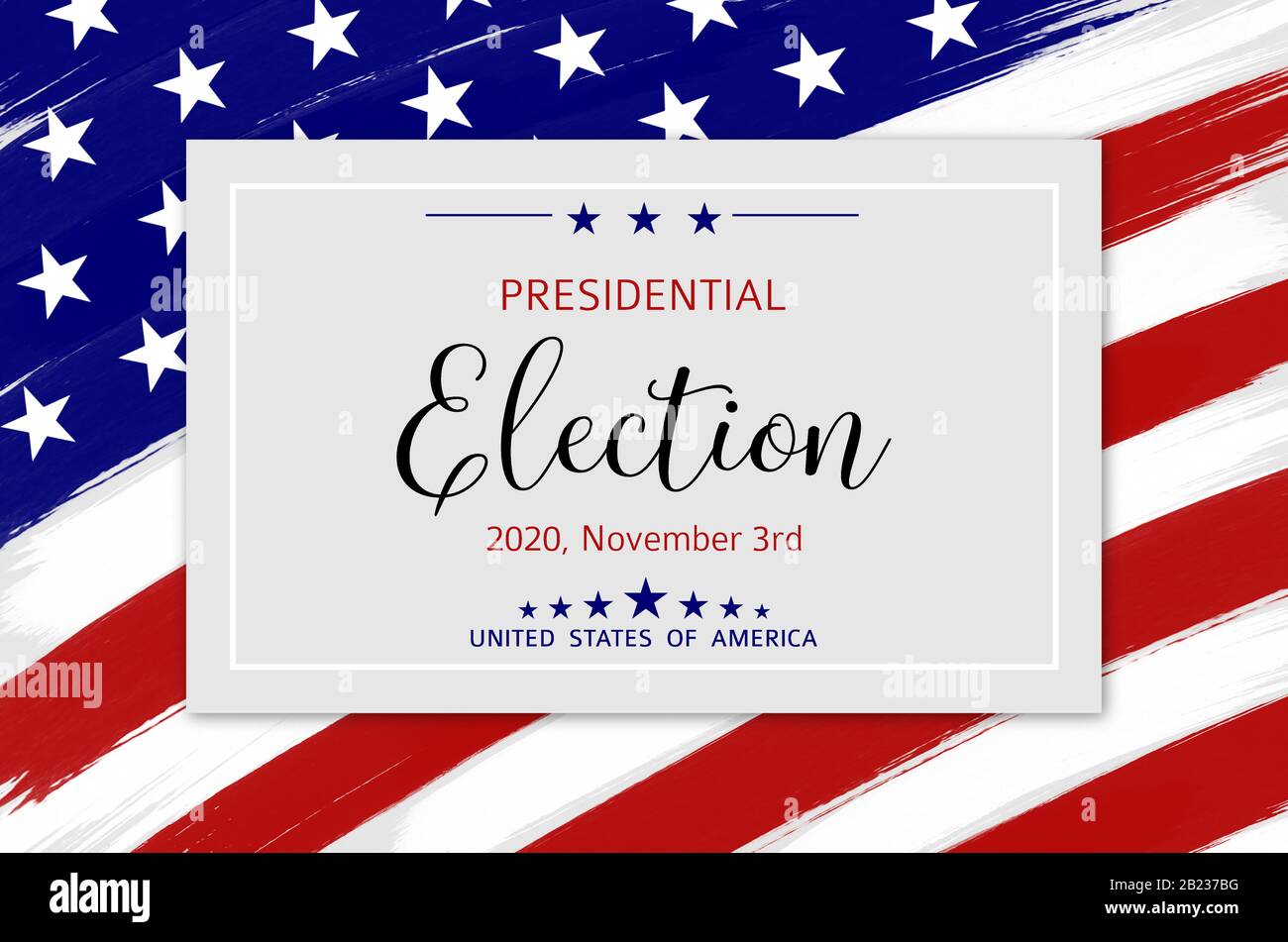 2020 USA Presidential Elections background. Banner for US elections ...