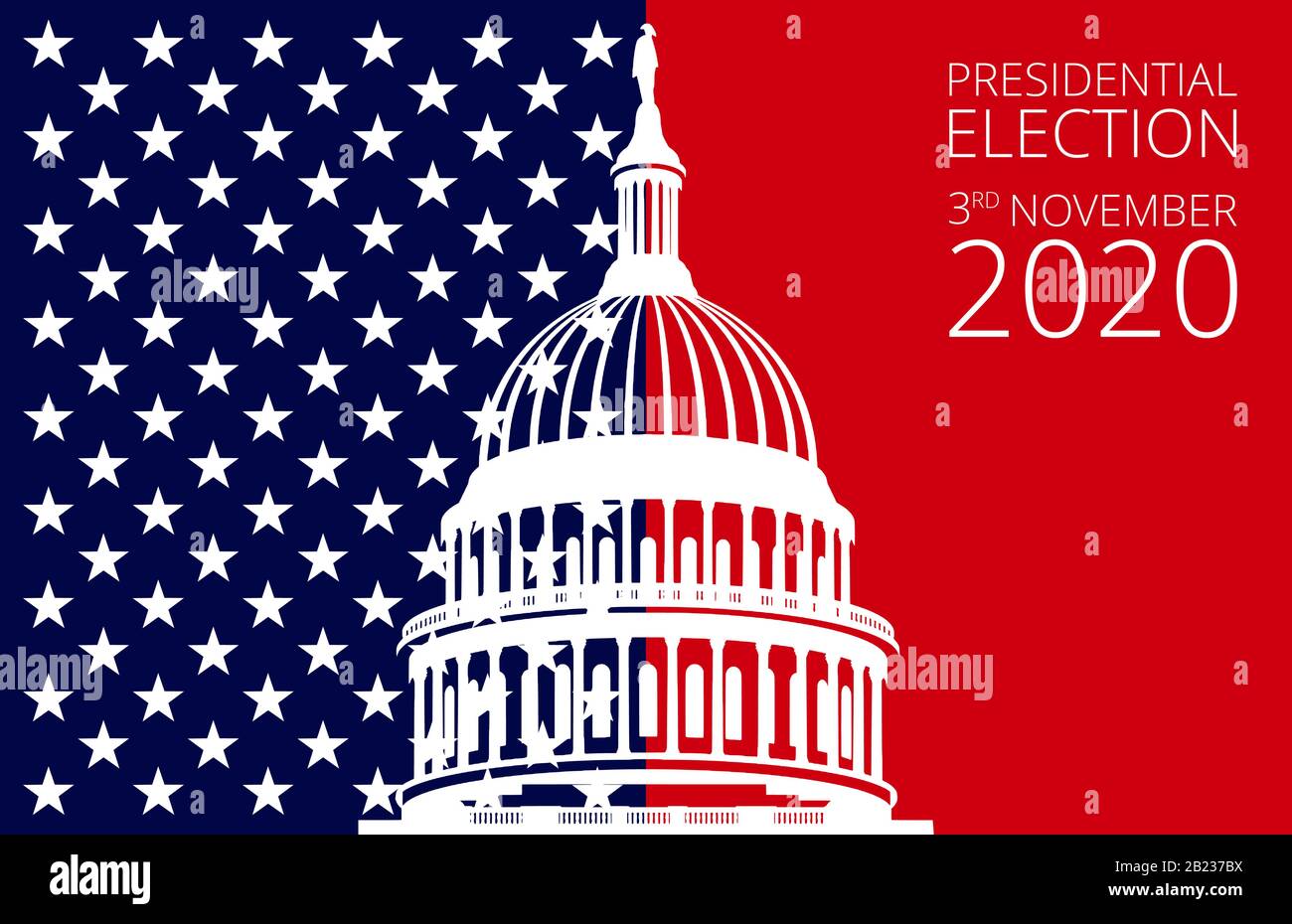 2020 USA Presidential Elections background. Banner for US elections ...