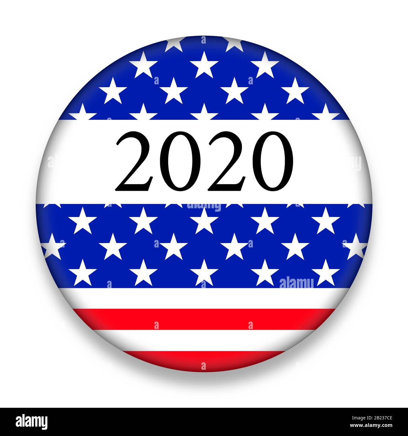 USA 2020 Presidential election background, for pin, badge, election ...