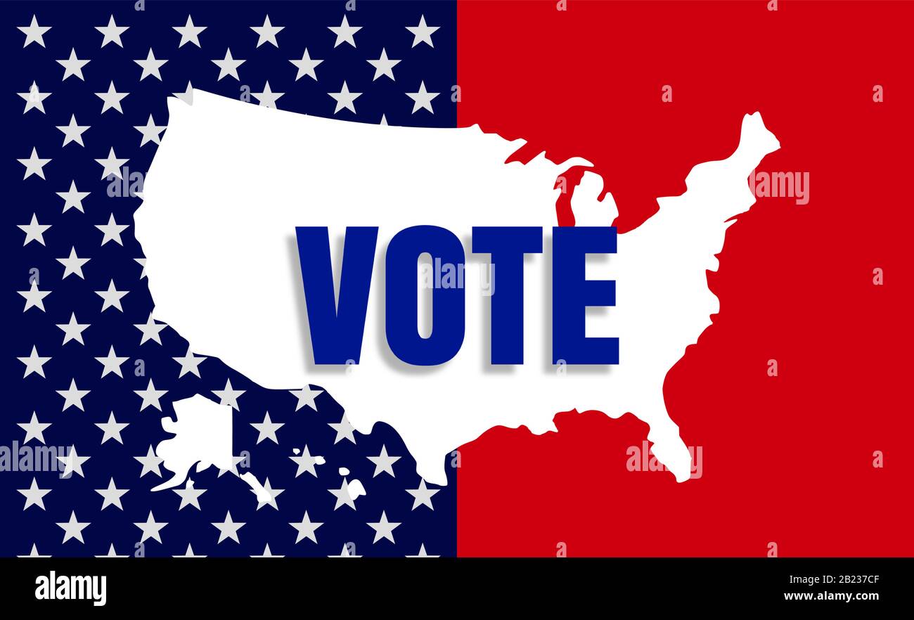USA Elections background. Banner for US elections, voting concept ...