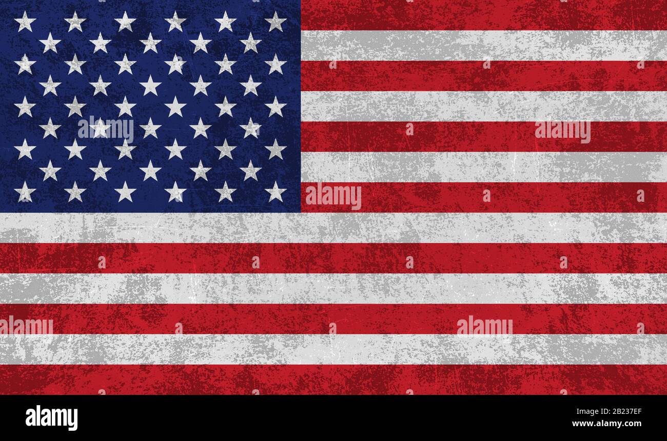 Old style american flag hi-res stock photography and images - Alamy