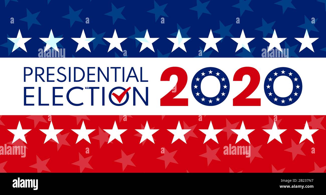 2020 USA Presidential Elections background. Banner for US elections ...