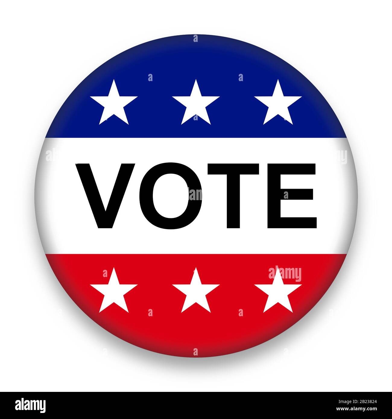 USA election background, for pin, badge, election campaign button Stock ...