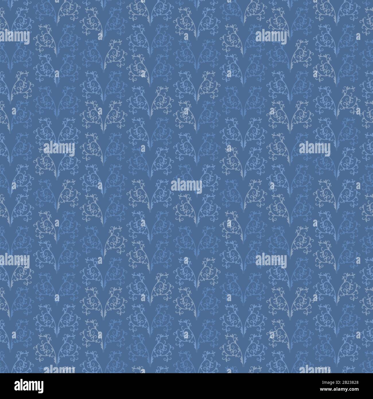 Blue damask pattern hi-res stock photography and images - Alamy