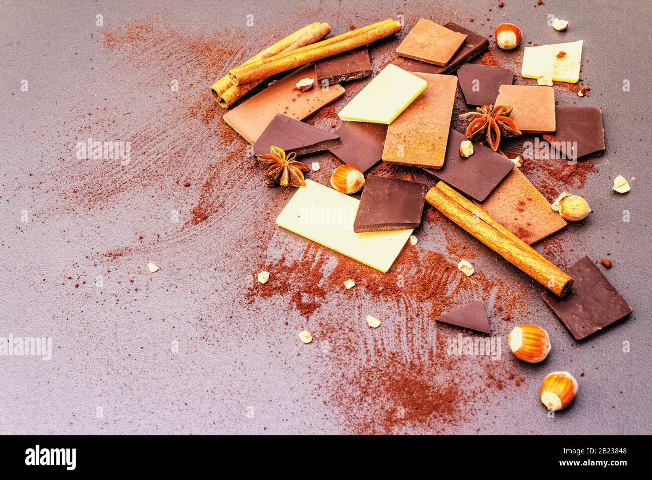 Broken dairy milk chocolate hi-res stock photography and images - Alamy