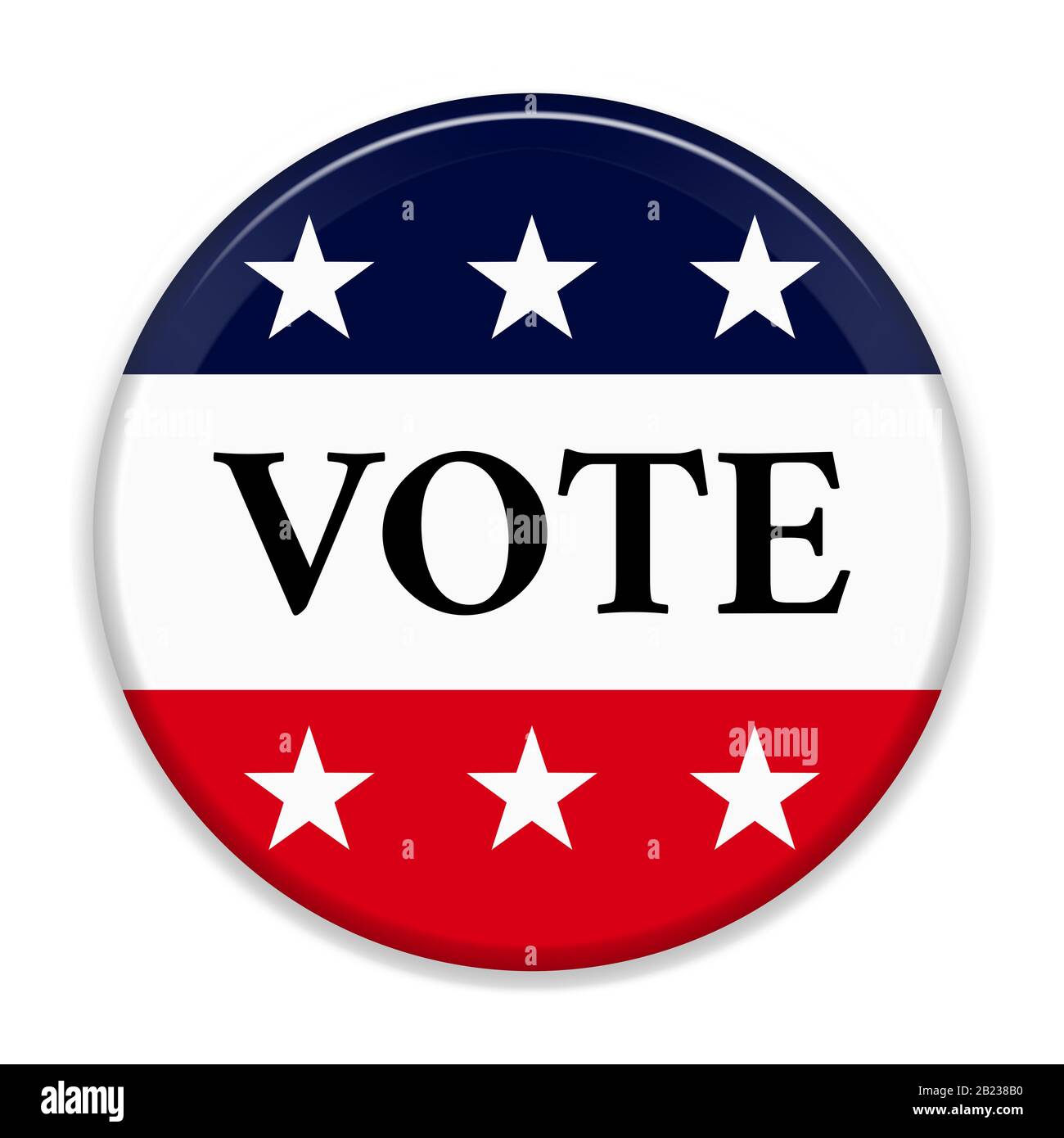 USA election background, for pin, badge, election campaign button Stock ...
