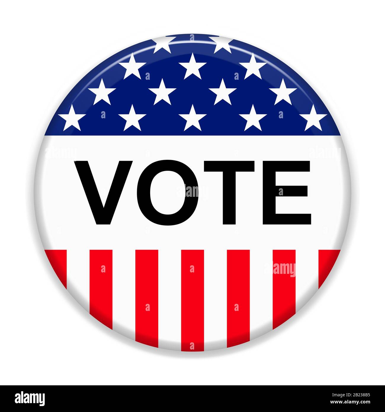 USA election background, for pin, badge, election campaign button Stock ...