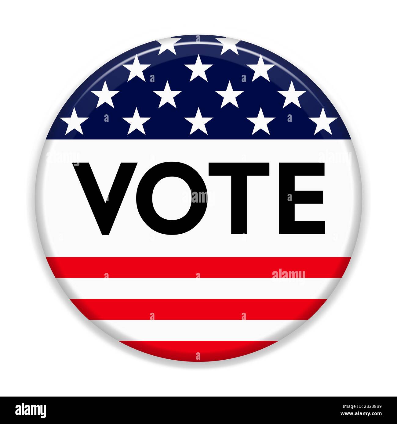 USA election background, for pin, badge, election campaign button Stock ...