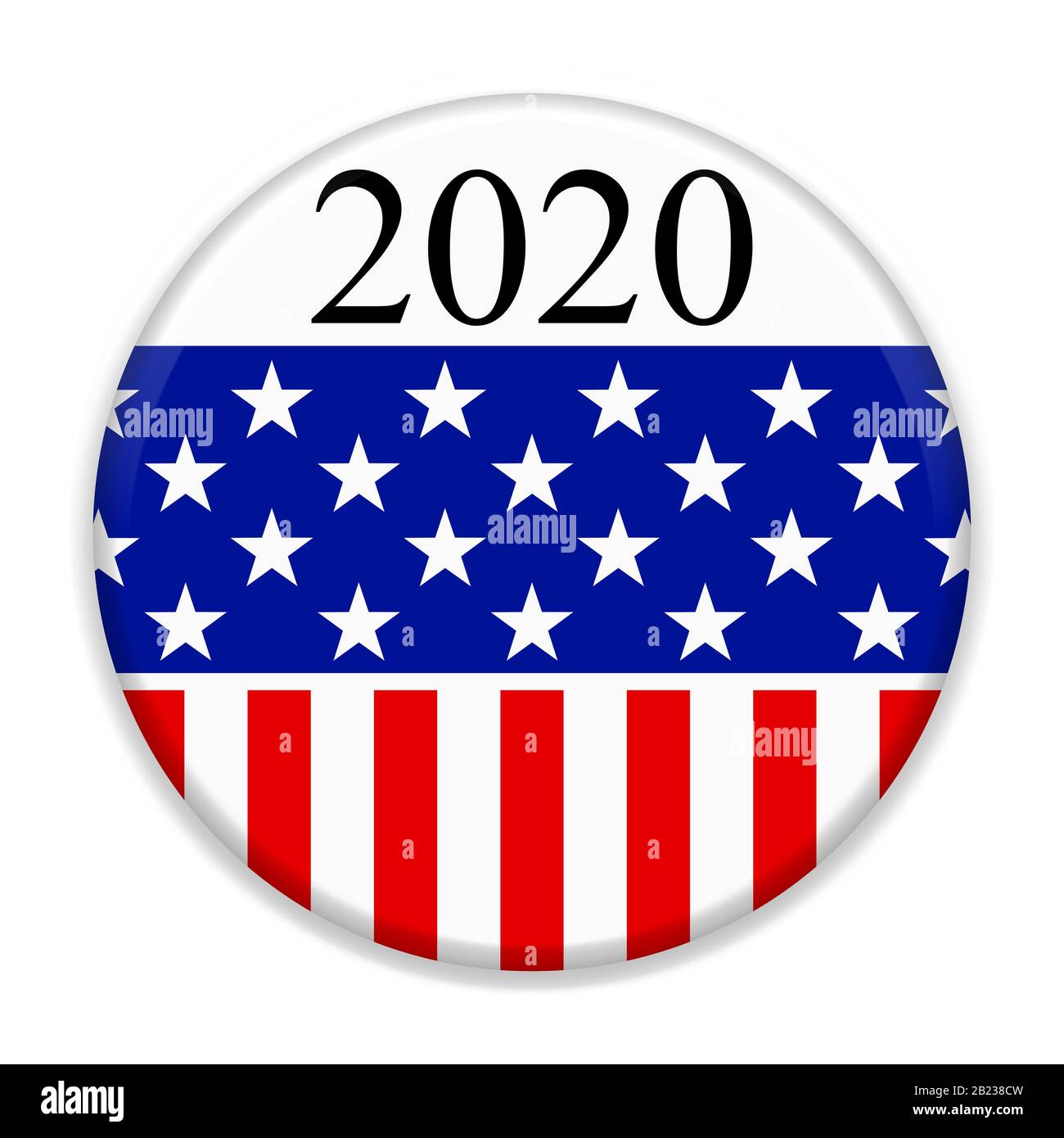USA 2020 Presidential election background, for pin, badge, election ...