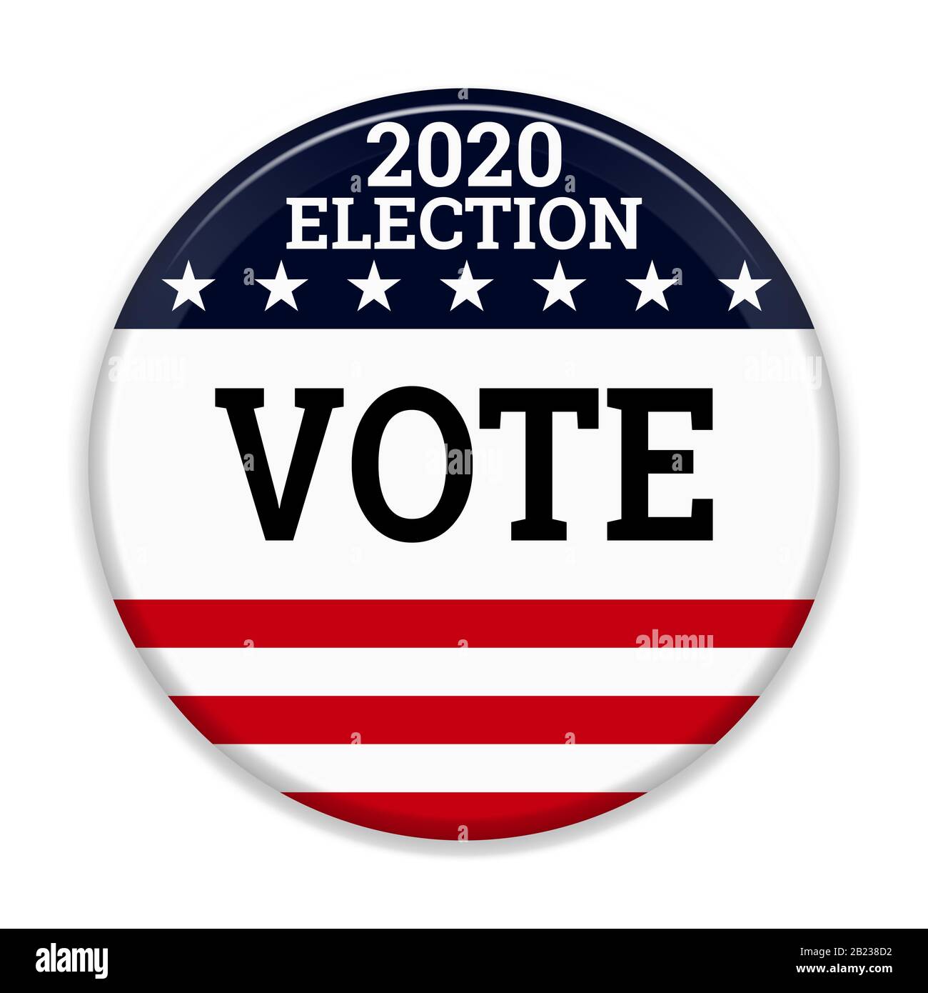 USA 2020 Presidential election background, for pin, badge, election ...
