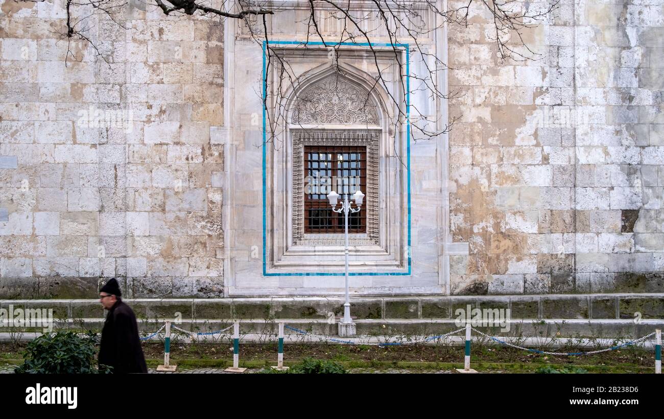 Bursa/ Turkey - 02/16/2020: Historic Gazi Orhan Mosque, 14th century ...