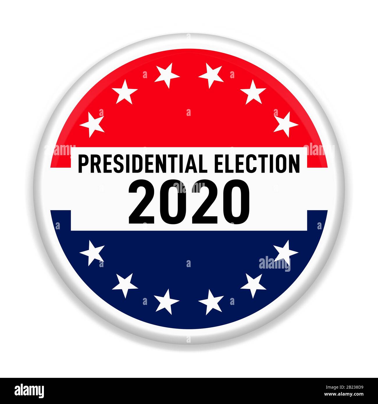 USA 2020 Presidential election background, for pin, badge, election ...