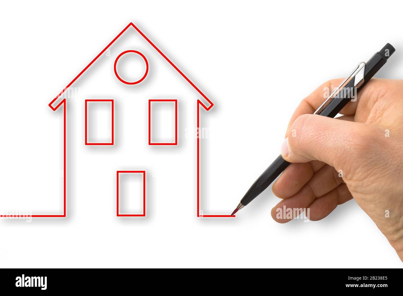 Human hand outline hi-res stock photography and images - Alamy