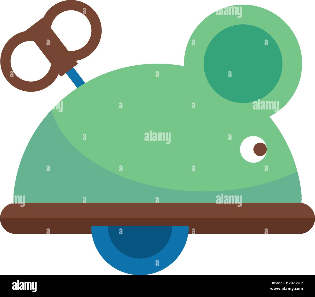 mouse mechanic toy flat style icon Stock Vector Image & Art - Alamy