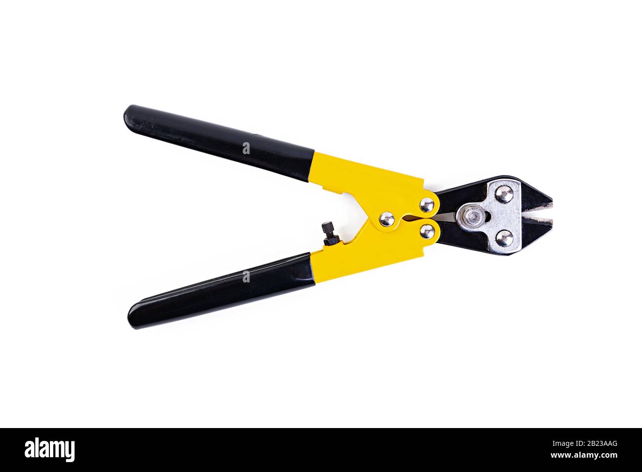 Working tools. Pincers isolated on white background Stock Photo - Alamy