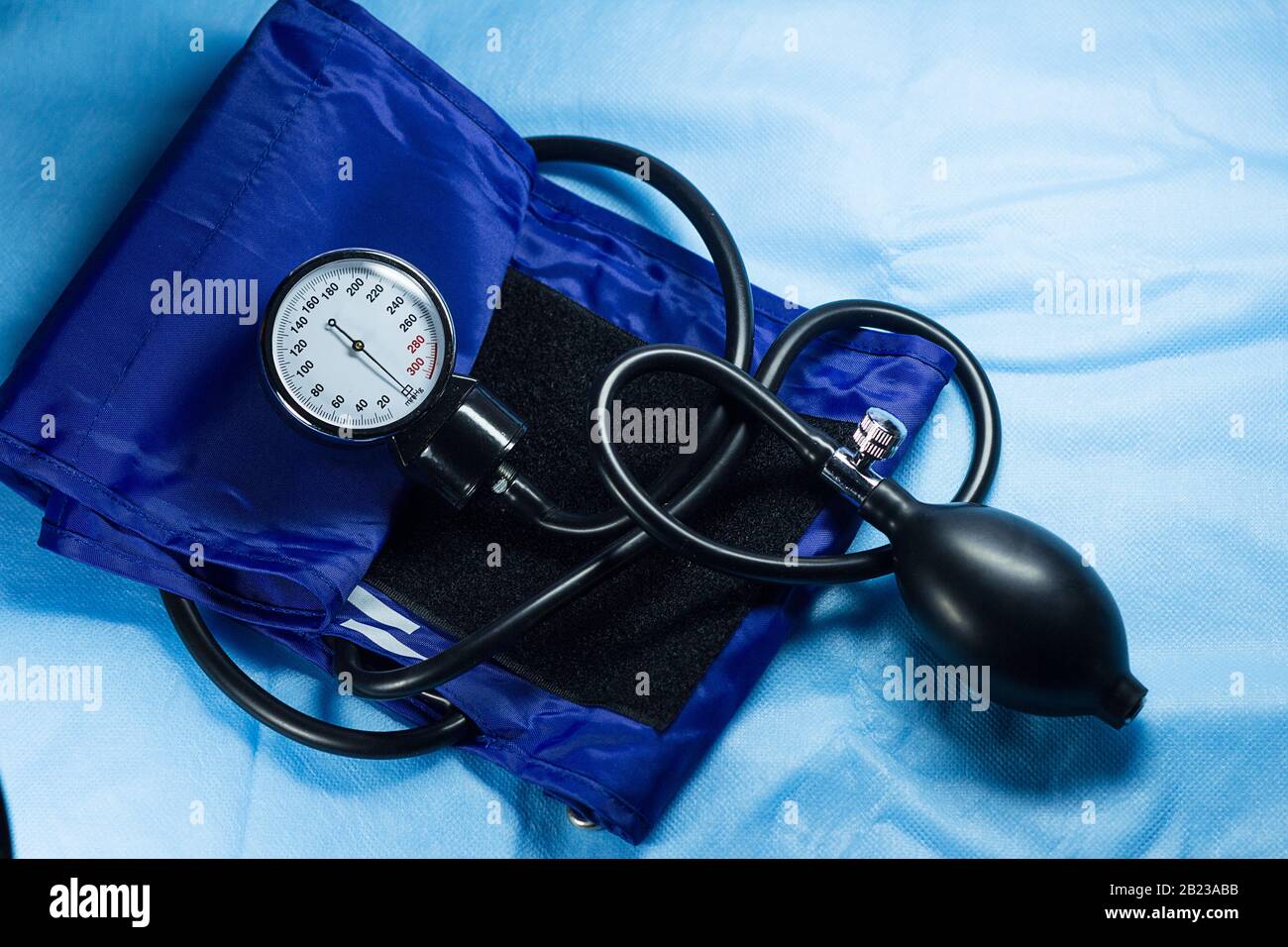 Blood pressure meter medical equipment, Mechanical Tonometer Stock ...