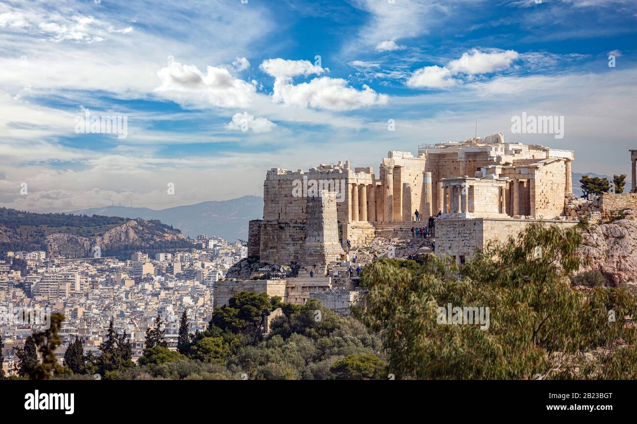 Propylaia athens hi-res stock photography and images - Alamy